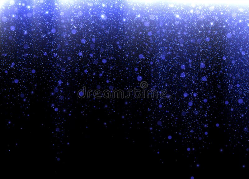 Blue Glitter Stardust Background. Vector Illustration Stock Vector ...