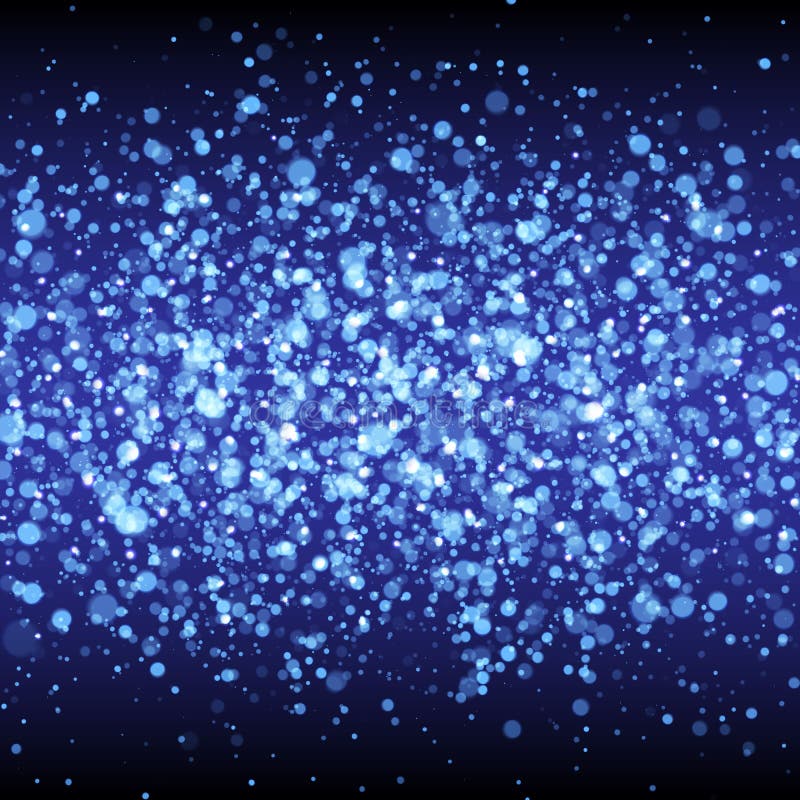 Blue Glittering Stardust Background. Stock Vector - Illustration of ...