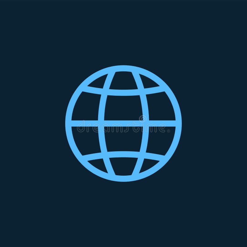 Blue Global Profit Growth Charts with World Globe Stock Vector ...