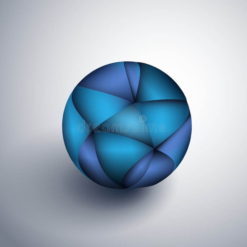 Blue Globe Design Vector stock vector. Illustration of colorful - 50610366