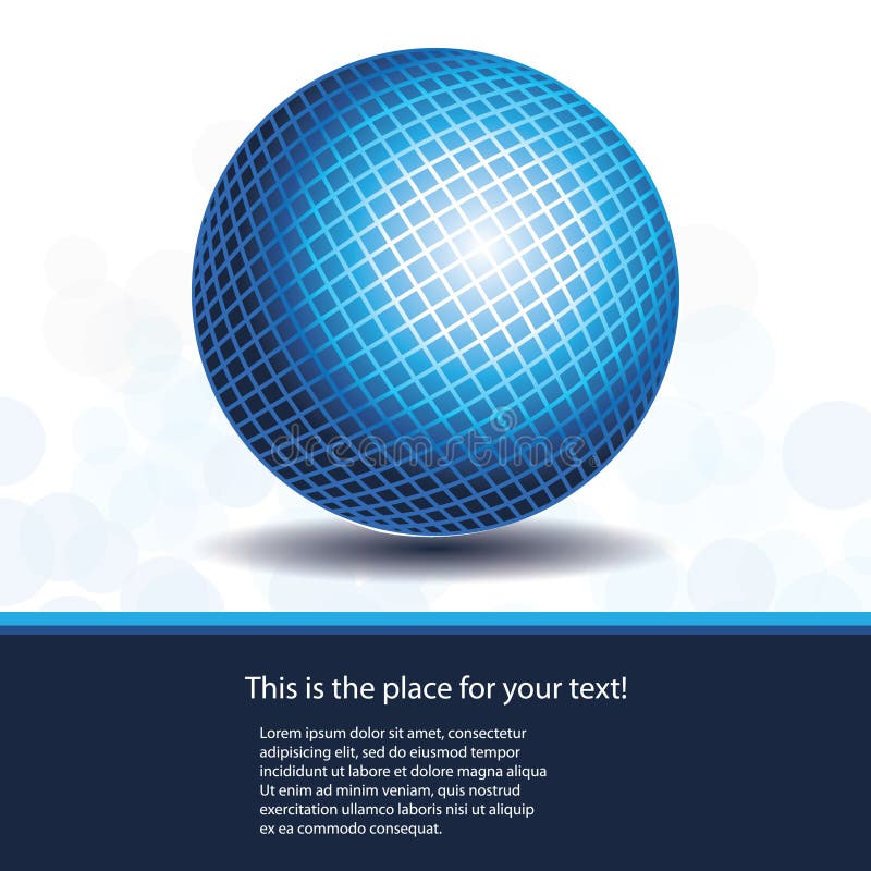 Blue Globe Design Vector stock vector. Illustration of colorful - 50610366