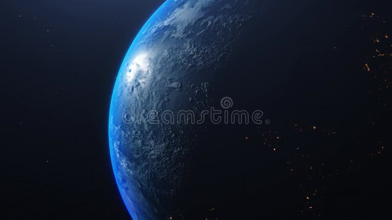 Earth from Dark Side of Moon Stock Footage - Video of creation ...