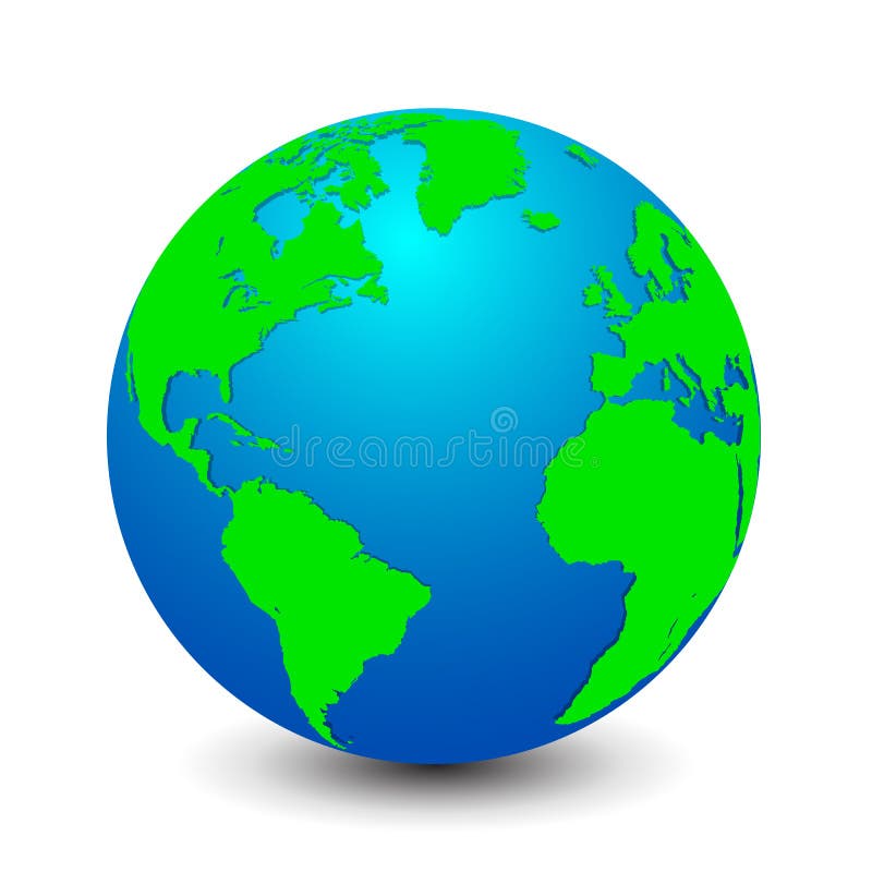 Two blue globes ang map stock vector. Illustration of sparse - 4326140