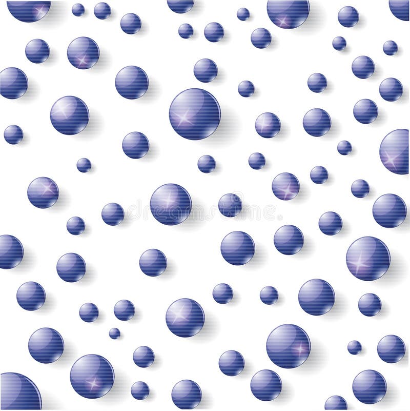 Blue Glossy Ball Spherical Circle Background Banne Stock Vector ...