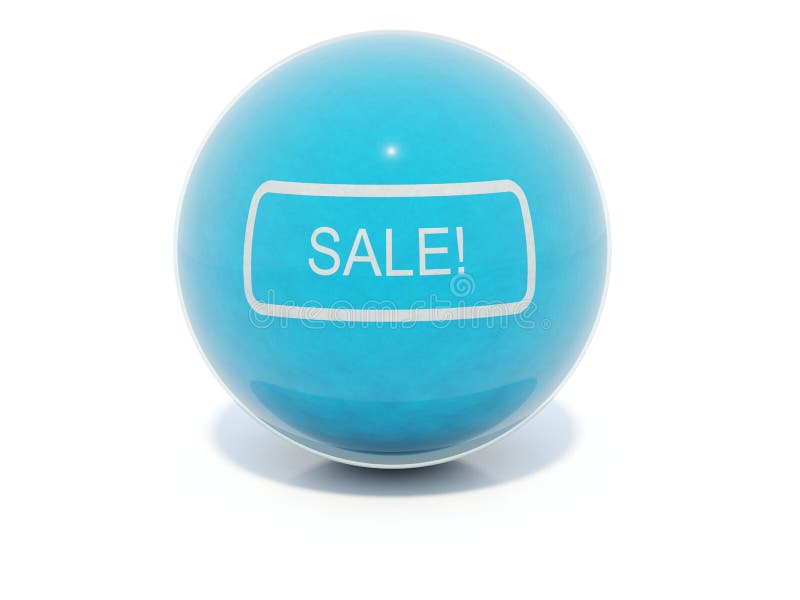 Blue glossy sale icon stock illustration. Illustration of price - 9243114