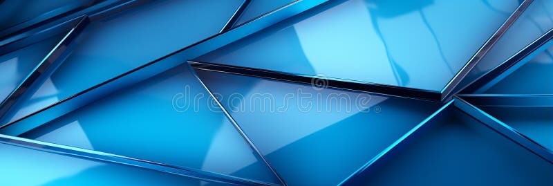 Blue Glossy Surface Creative Abstract Photorealistic Texture. Stock ...