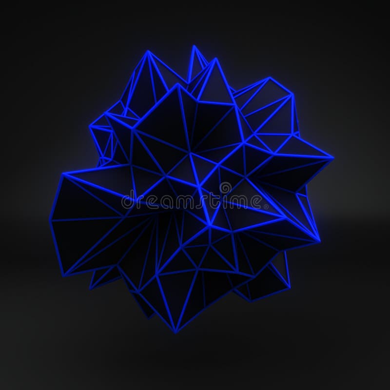 Glow blue lines stock illustration. Illustration of corporate - 11413670