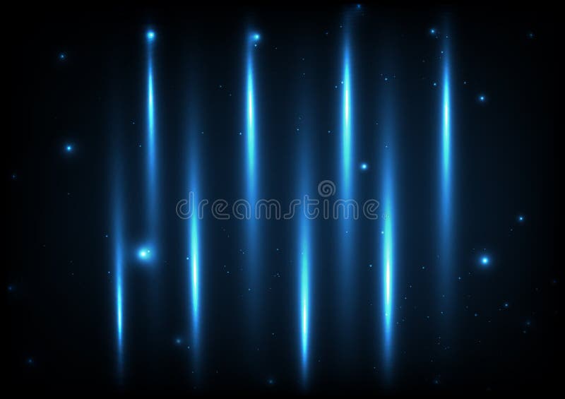 Blue Glowing Background, Light Effect Galaxy and Space Abstract Vector ...