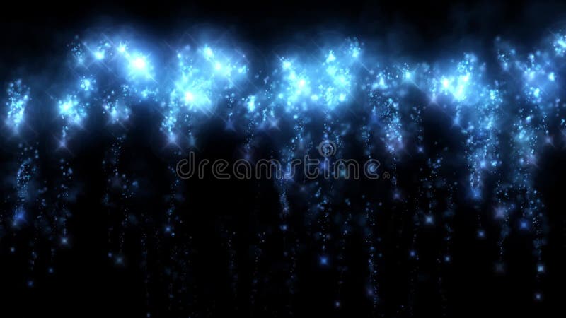 Blue Glowing Glittering Sparkles Overlay Graphic Element Stock Footage ...