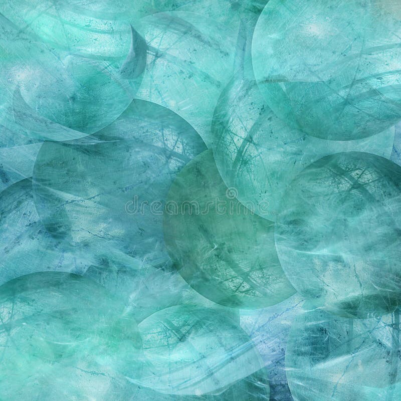 Blue Glowing Globes of Light with Wind and Water Stock Image - Image of ...