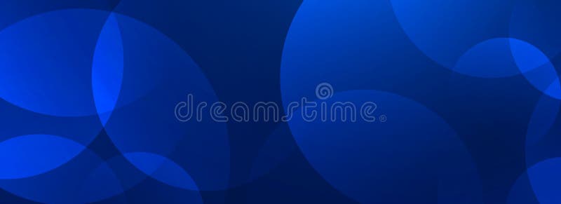 Blue Glowing Gradient Circle Background. Geometric Navy Tech Overlap ...