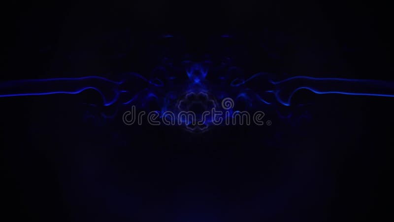 Blue Glowing High Energy Plasma Field in Space, Plasma Stock Video ...