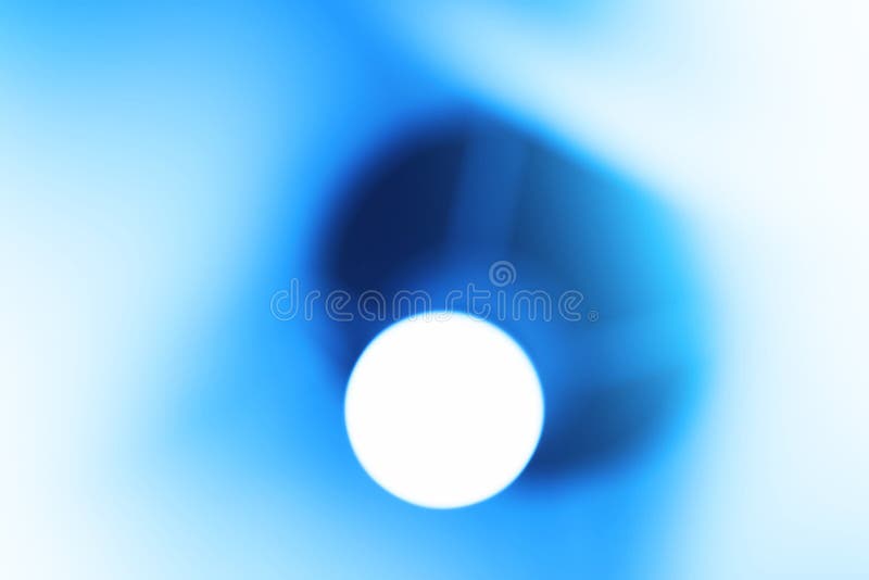 Blue Glowing Lamp Bokeh Background Stock Image - Image of background ...