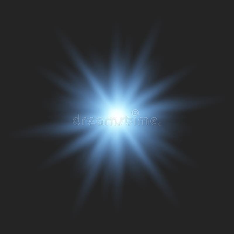 Blue glowing light stock vector. Illustration of fade - 141021425