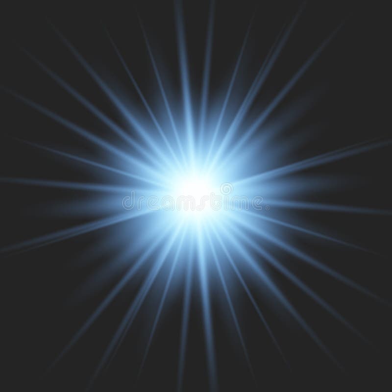 Blue glowing light stock vector. Illustration of blur - 141038150