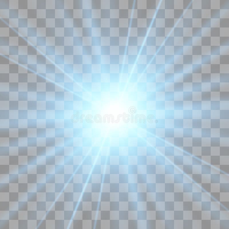 Blue Glowing Light Burst Explosion. Stock Vector - Illustration of ...