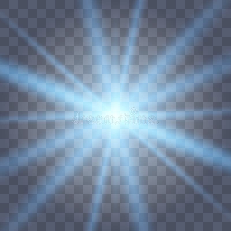 Blue Glowing Light Burst Explosion. Stock Vector - Illustration of beam ...
