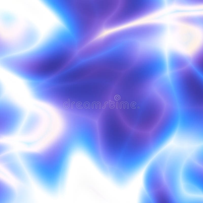 Blue Glowing Multidimensional Plasma Force Field. Abstract Glowing ...