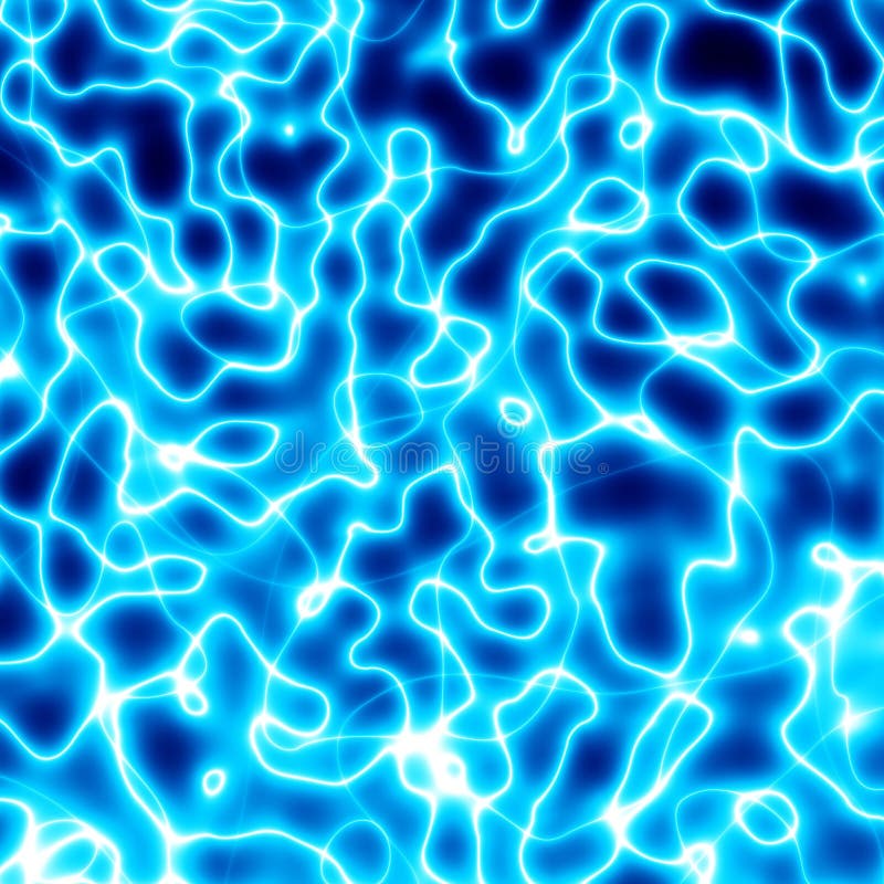 Blue Glowing Multidimensional Plasma Force Field. Abstract Glowing ...