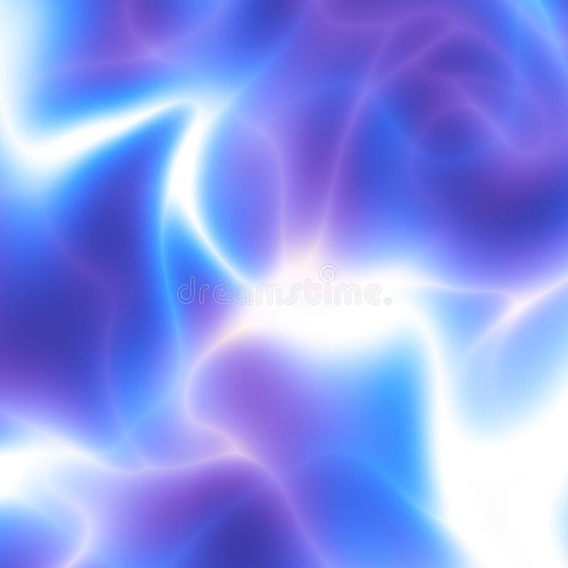 Blue Glowing Multidimensional Plasma Force Field. Abstract Glowing ...