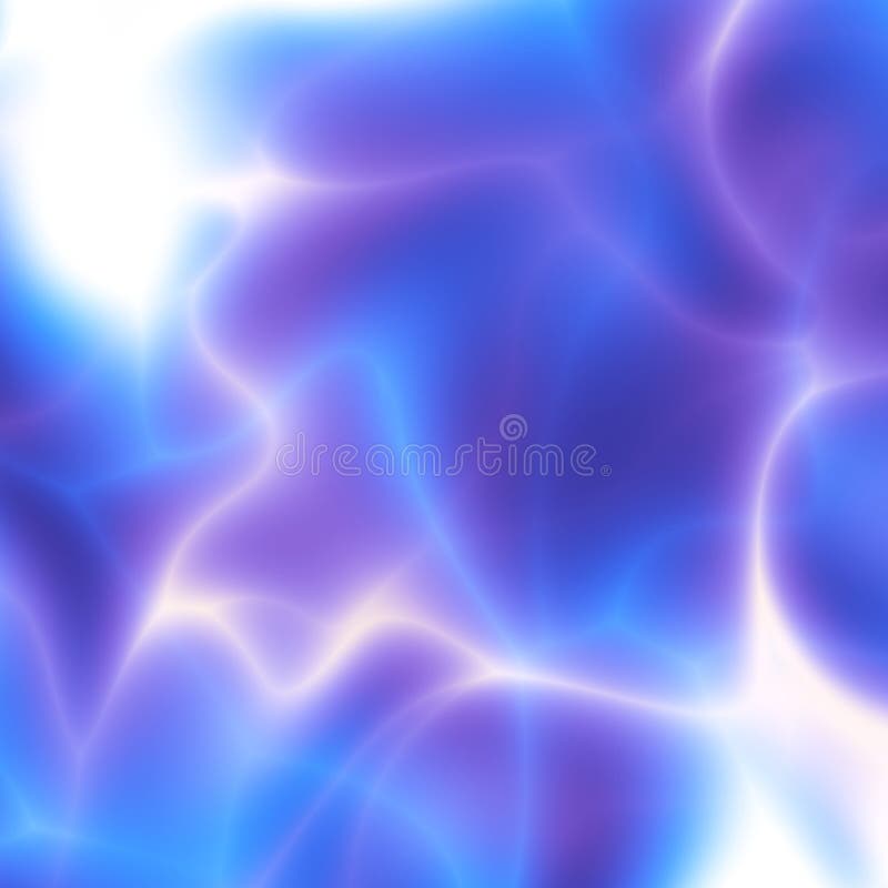 Blue Glowing Multidimensional Plasma Force Field. Abstract Glowing ...