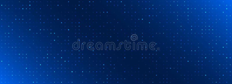 Blue Glowing Pixel Dot Pattern. Navy Color Mosaic Pattern Backdrop ...