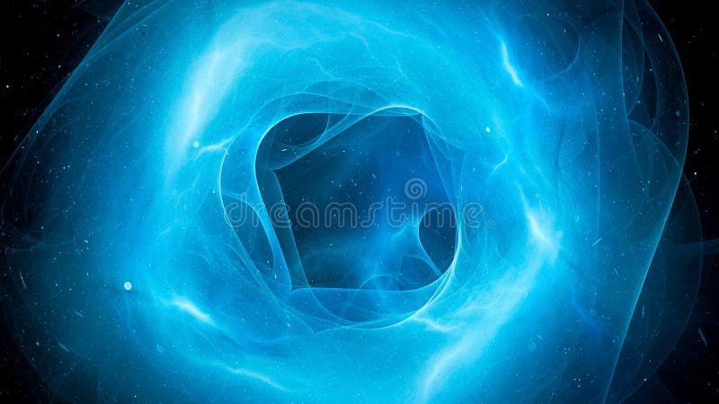 Plasma Force Field Texture in Space Black and White Stock Illustration ...