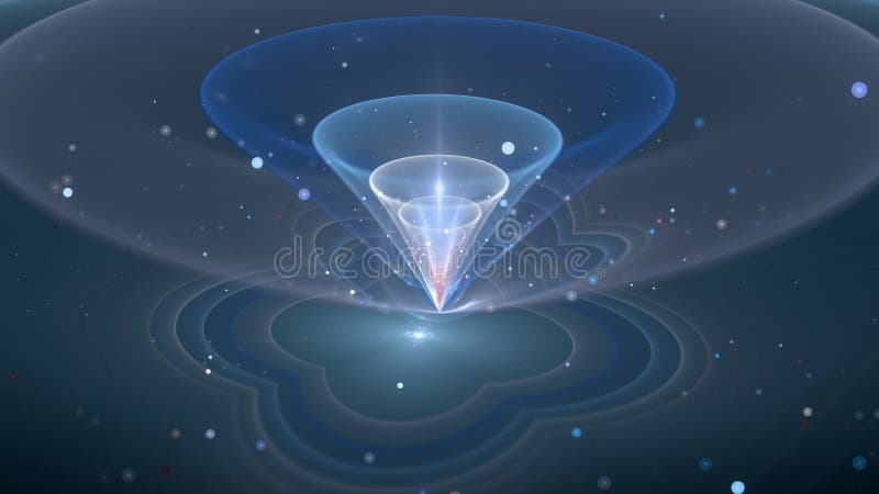 Blue Glowing Qubit Fractal Stock Illustration Illustration Of Qubit 118688418