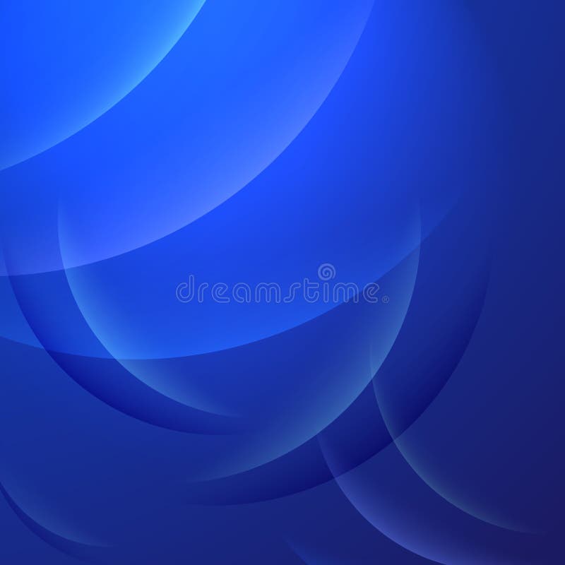 Blue Glowing Retro Neon Waves Background. Vector Smooth Wavy Graphic ...