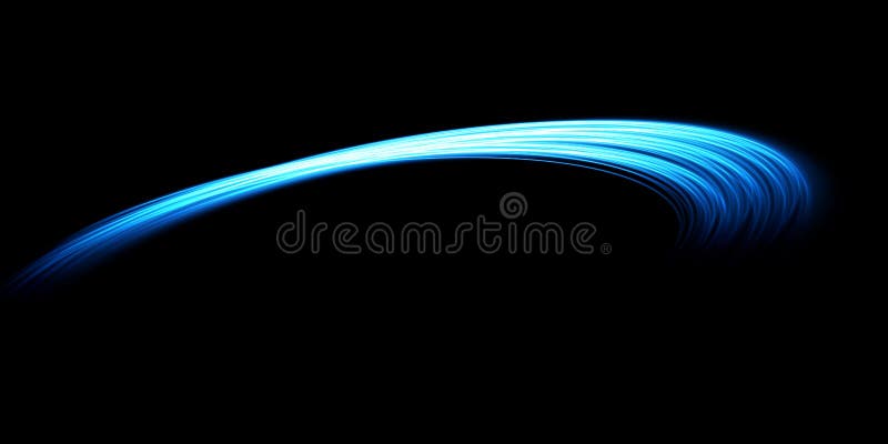 Blue Glowing Shiny Lines Effect Vector Background. EPS10. Abstract ...