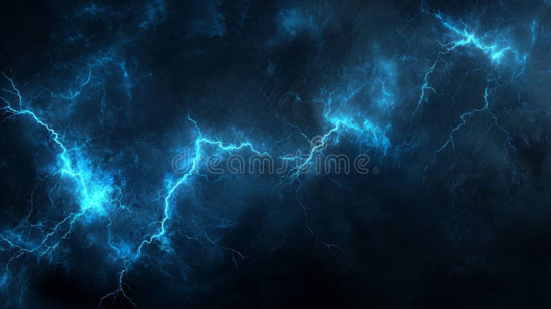 Blue Glowing Storm Lightning Effects Can Be Seen in this Cartoon ...