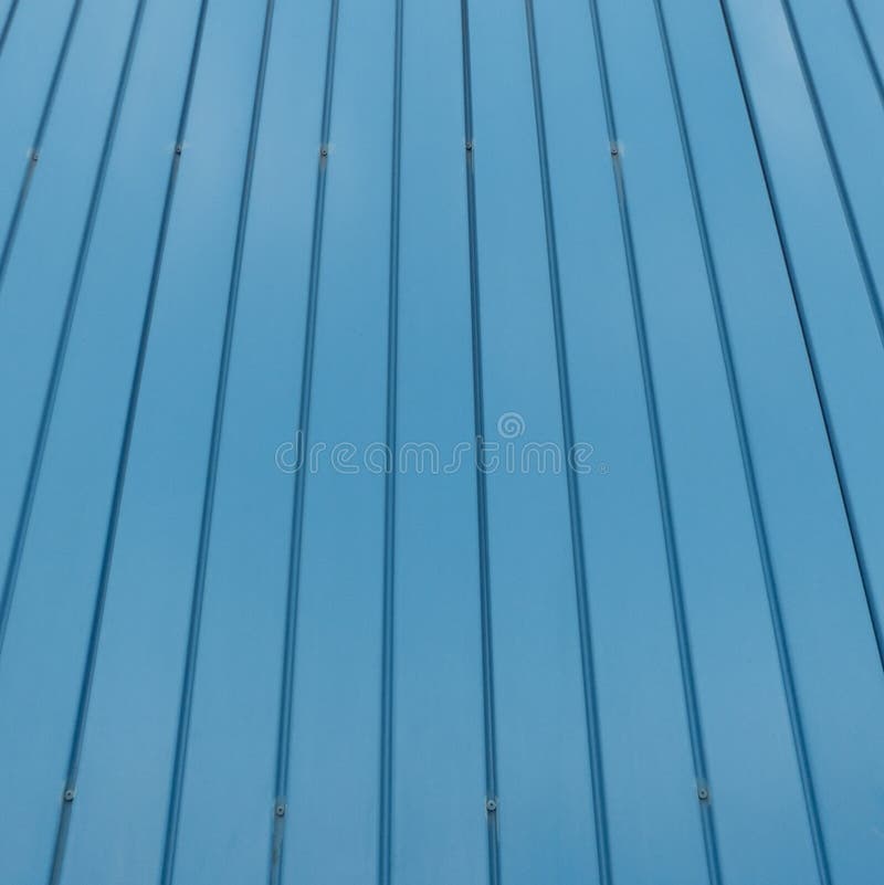 Blue Goffered Metal Texture, Corrugated Steel Surface Stock Photo ...