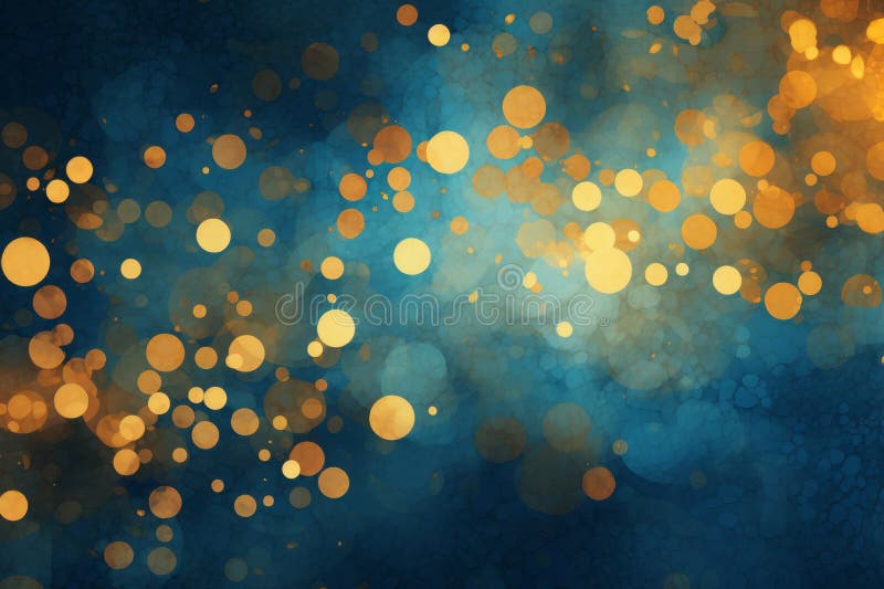 Gold and Blue Abstract Wave Background or Pattern, Creative Design ...