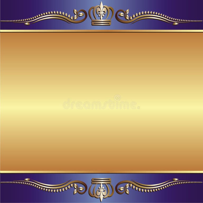 Royal Blue Gold Background Crown Stock Illustrations – 2,016 Royal Blue ...