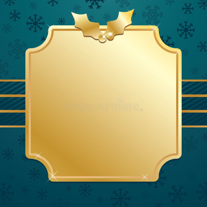 Frame with gold ribbon stock vector. Illustration of ribbon - 18894641