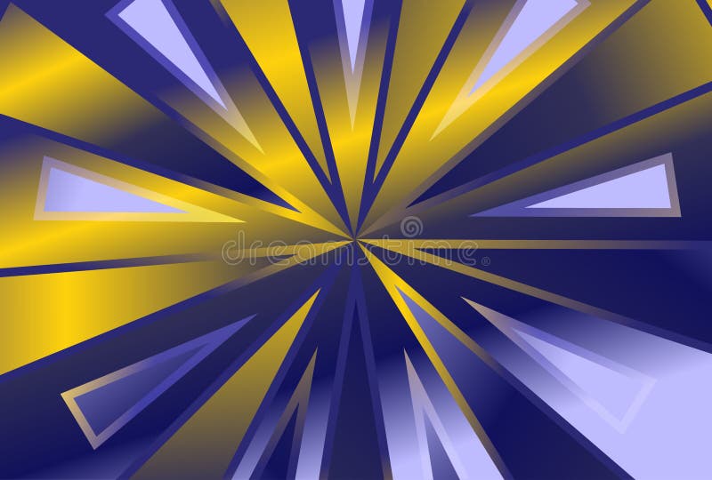 Blue and Gold Gradient Starburst Background Beautiful Elegant ...