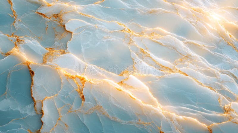 Blue and Gold Marble Texture Background Stock Illustration ...