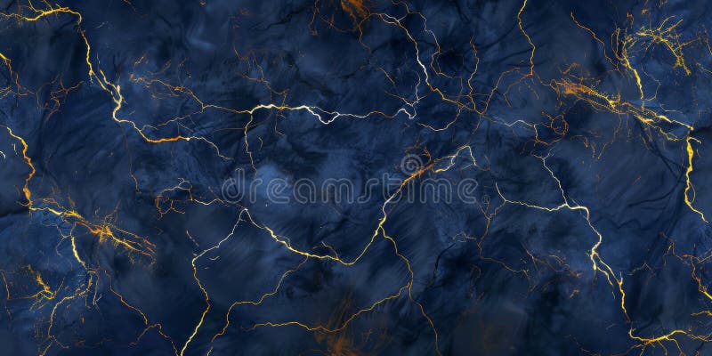 Blue and Gold Marble Texture Background Stock Illustration ...
