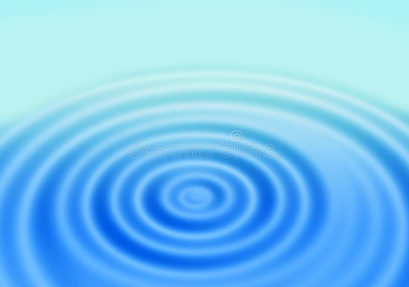 Rings of a water ripple stock illustration. Illustration of raindrop ...