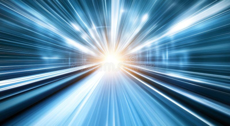 This Blue Gradient Abstract Texture Background Features Glowing Light ...