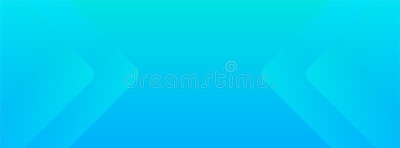 Blue Gradient Abstract Vector Long Banner. Business Minimal Background ...