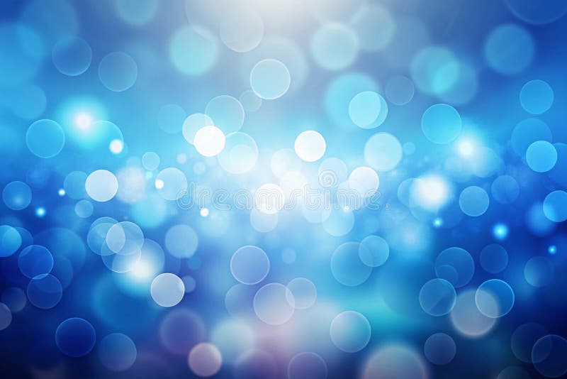 Blue Gradient Background with Blurred Light Tint Stock Illustration ...