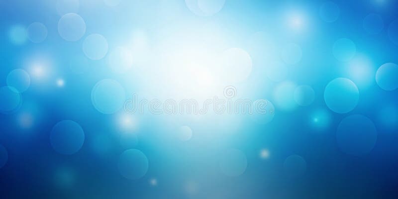 Blue Gradient Background with Blurred Light Tint Stock Illustration ...