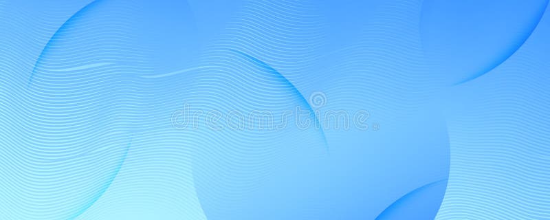 Blue Gradient Background. 3d Fluid Line Brochure. Stock Image - Image ...