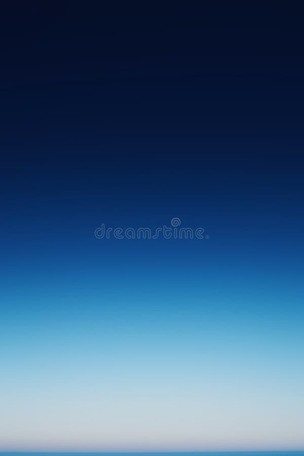 Blue Gradient Background Fading To White at Horizon Stock Illustration ...