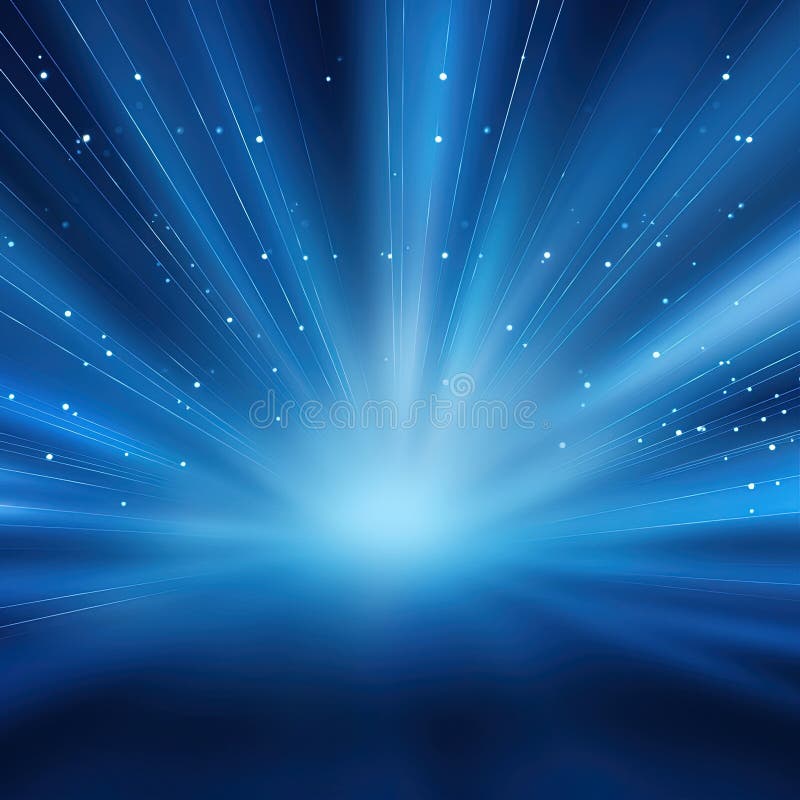 Blue Gradient Background with Flash Rays, Abstract Glowing Light ...