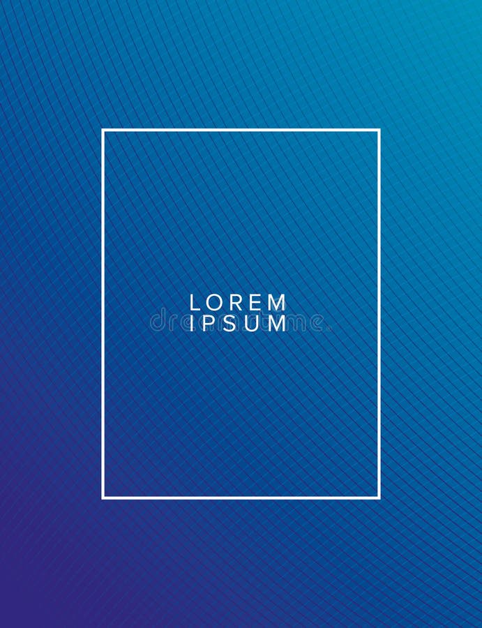 Blue Gradient Background with Frame Vector Design Stock Vector ...