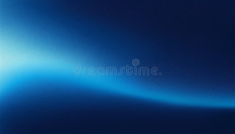 Blue Gradient Background Grainy Glowing Blue Light on Dark Backdrop ...