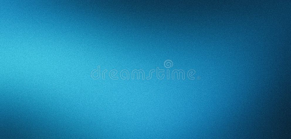 Blue Gradient Background Grainy Glowing Blue Light on Dark Backdrop ...