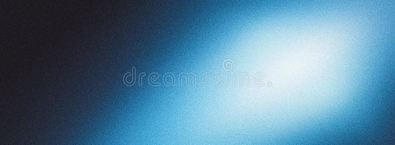 Blue Gradient Background Grainy Glowing Blue Light on Dark Backdrop ...